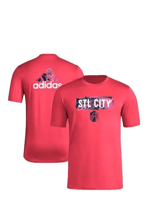 Adidas St. Louis City Sc Local Pop Aeroready T-shirt - Red