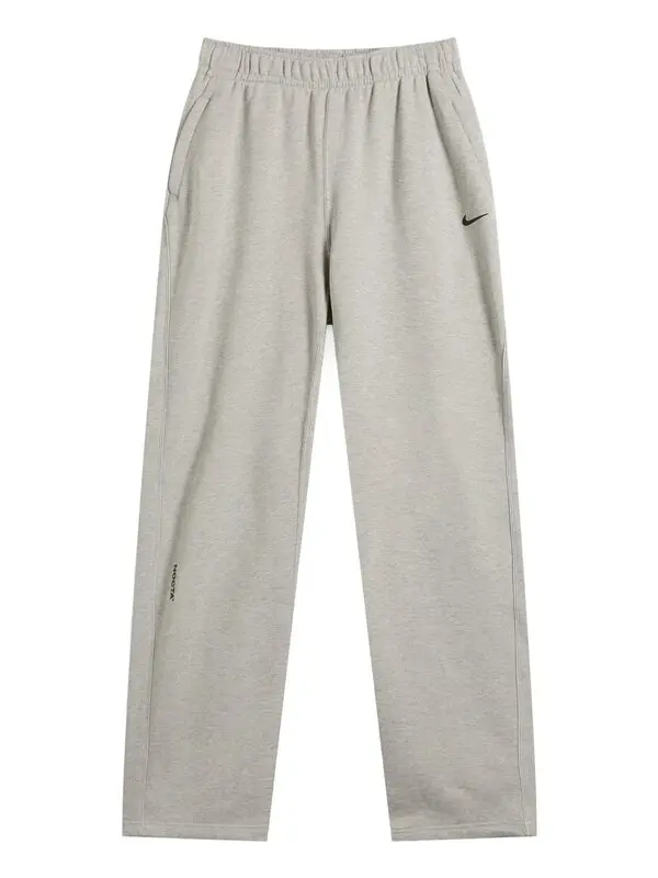 Nike X Nocta Cardinal Stock Open Hem Fleece Pant - Dark Grey Heather/matte Silver/black