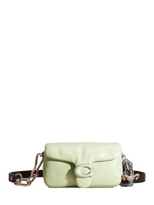 COACH Upcrafted Pillow Tabby Shoulder Bag 18 - Silver/pale Pistachio