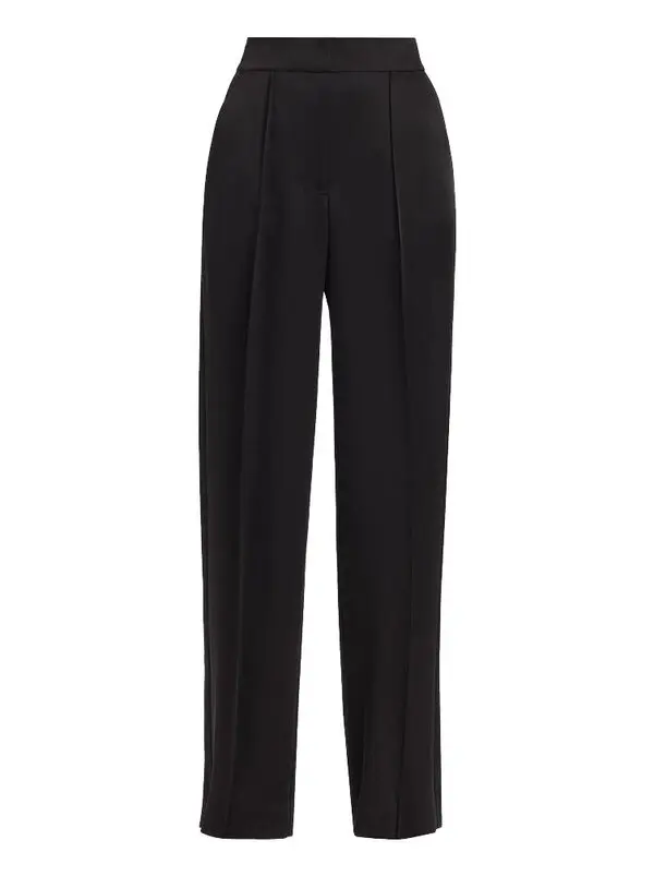 Simkhai Kyra Wide-leg Satin Pants - Black