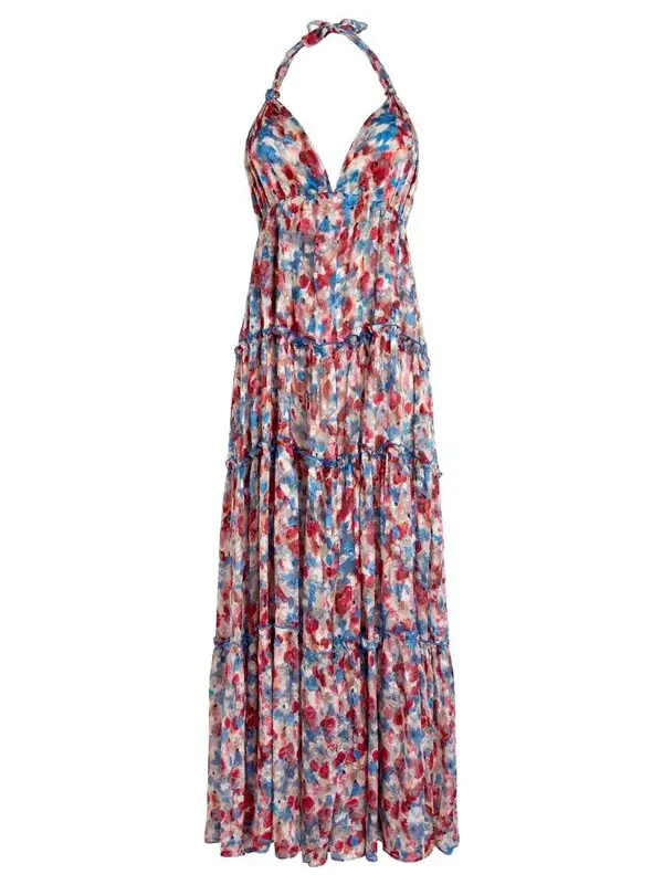 Vilebrequin Floral Halter Maxi Dress - Palace