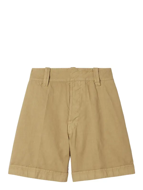 FORTELA Jariah Cotton Bermuda Shorts - Brown