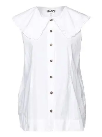 GANNI Organic Cotton Shirt - White