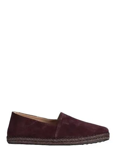 TOD'S Leather Espadrilles - Plum