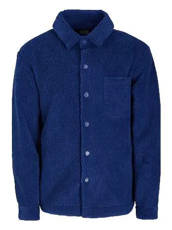 8 BY YOOX Recycled Polyester Terry Over Jacket - Blue