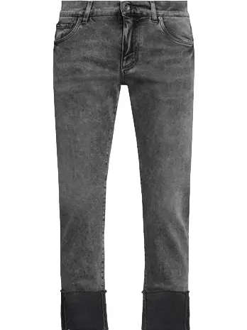 Dolce & Gabbana Straight Leg Jeans - Grey