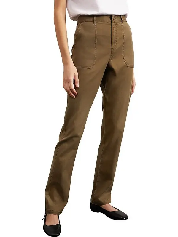 HOBBS LONDON Earlwood Utility Pants - Dark Khaki