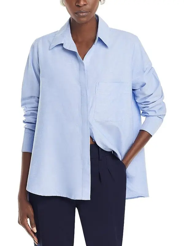 French Connection Relaxed Oxford Shirt - Blue