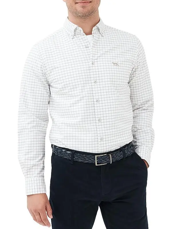 Rodd & Gunn Gunn Check Oxford 3 Sports Fit Shirt - Sand