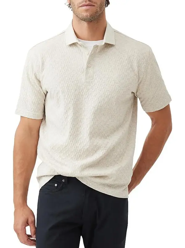 Rodd & Gunn Huntsbury Regular Fit Polo Shirt - Ecru