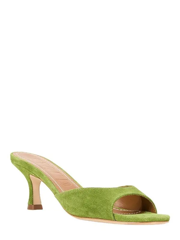 Staud Brigitte Mule Sandals - Meadow Suede