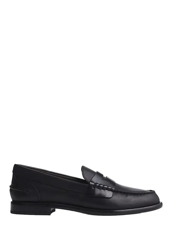 Rag & Bone Carter Leather Loafers - Black