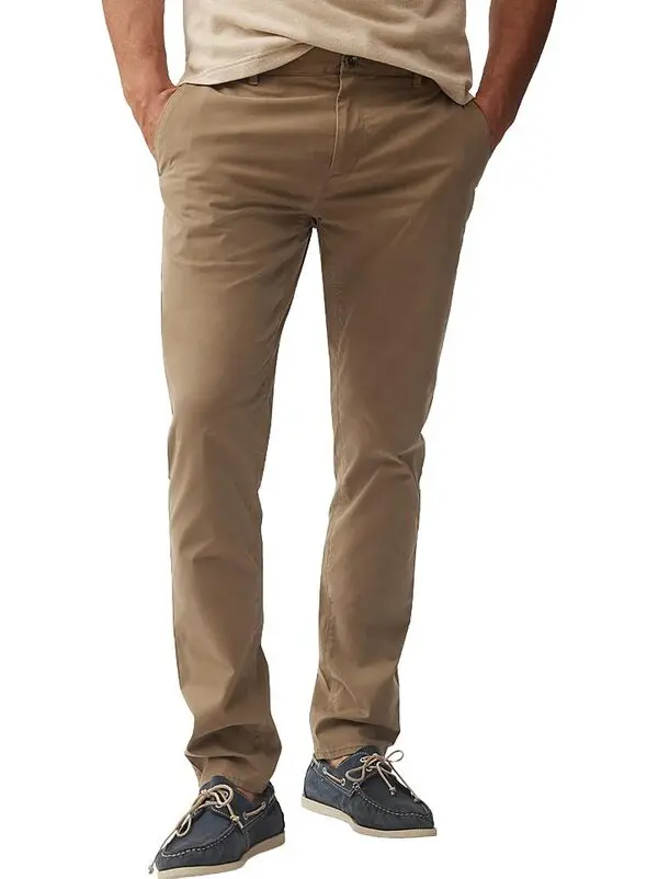 Rodd & Gunn Gunn Cotton Blend Slim Chino Pants - Khaki