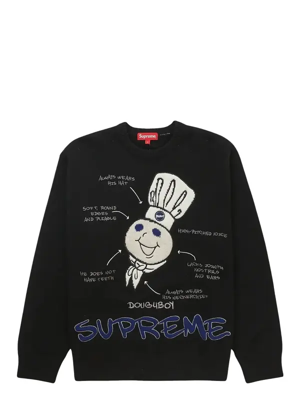 Supreme Doughboy Sweater - Black