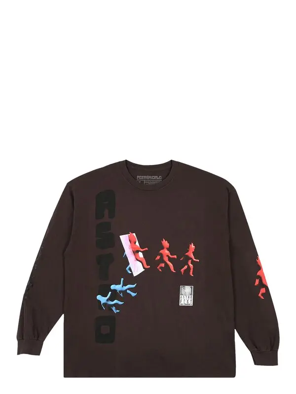 CACTUS JACK BY TRAVIS SCOTT Otherside Long-sleeve - Brown