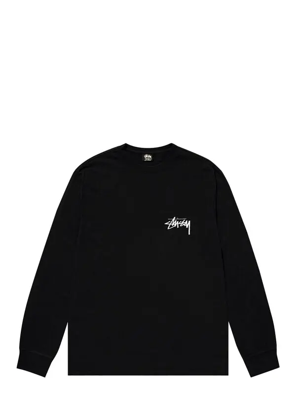 StÜssy Gold Lion Long-sleeve Tee - Black