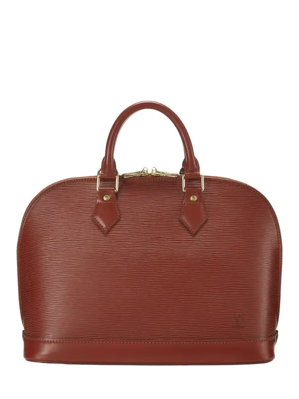 LOUIS VUITTON Cipango Gold Epi Alma - Brown
