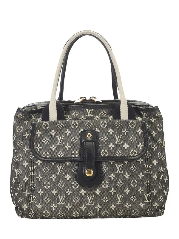 LOUIS VUITTON Monogram Mini Lin Sac Mary Kate - Navy