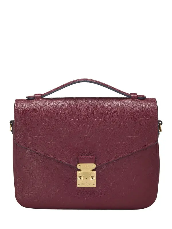 LOUIS VUITTON Jaipur Monogram Empreinte Pochette Metis - Burgundy