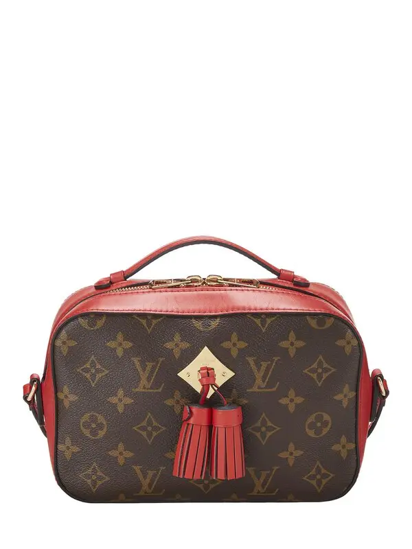 LOUIS VUITTON Monogram Canvas Saintonge - Red