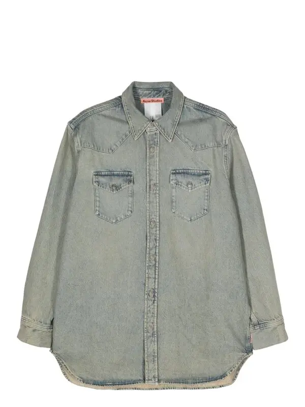 Acne Studios Washed Denim Shirt - Blue