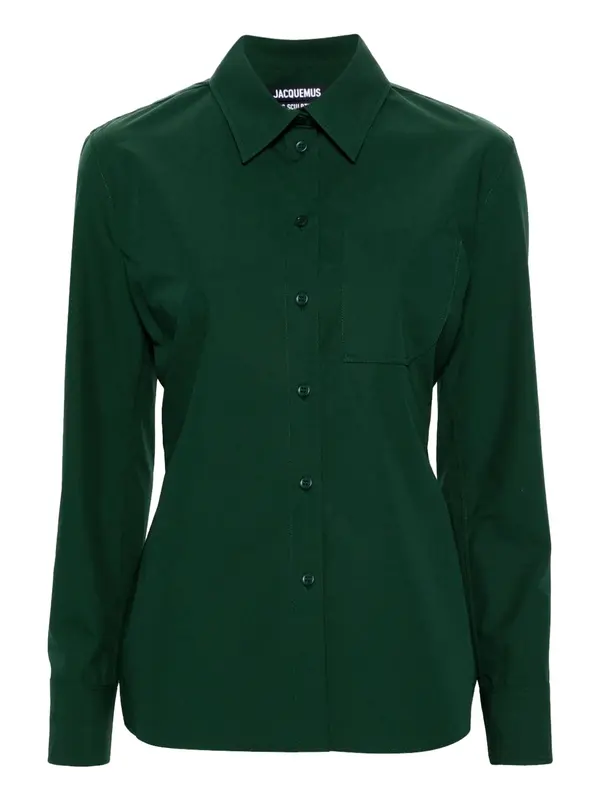 Jacquemus La Chemise De Costume Shirt - Green