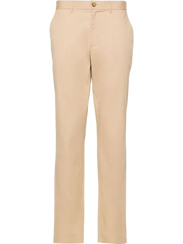 Michael Kors Mid-rise Straight-leg Chinos - Neutrals