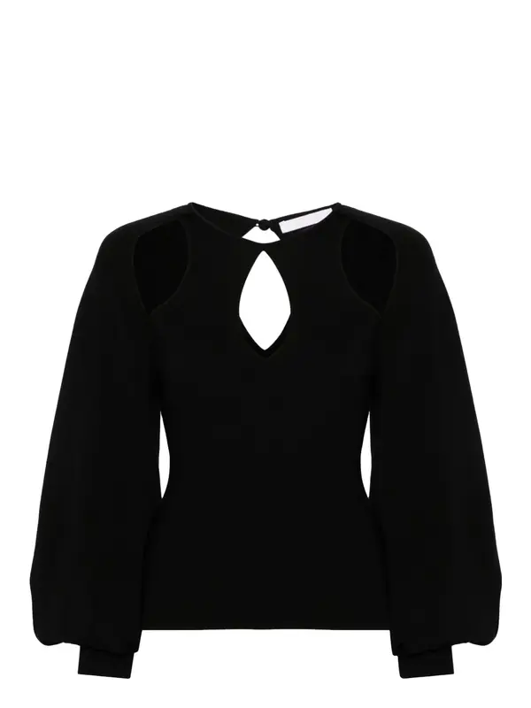 Chloé Cut-out Jumper - Black