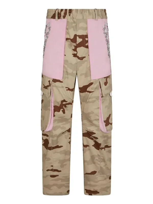 Dsquared2 Camouflage Cargo Trousers - Green