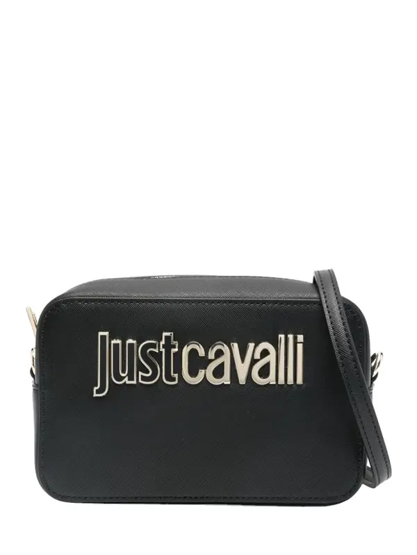 Just Cavalli Logo-lettering Cross Body Bag - Black