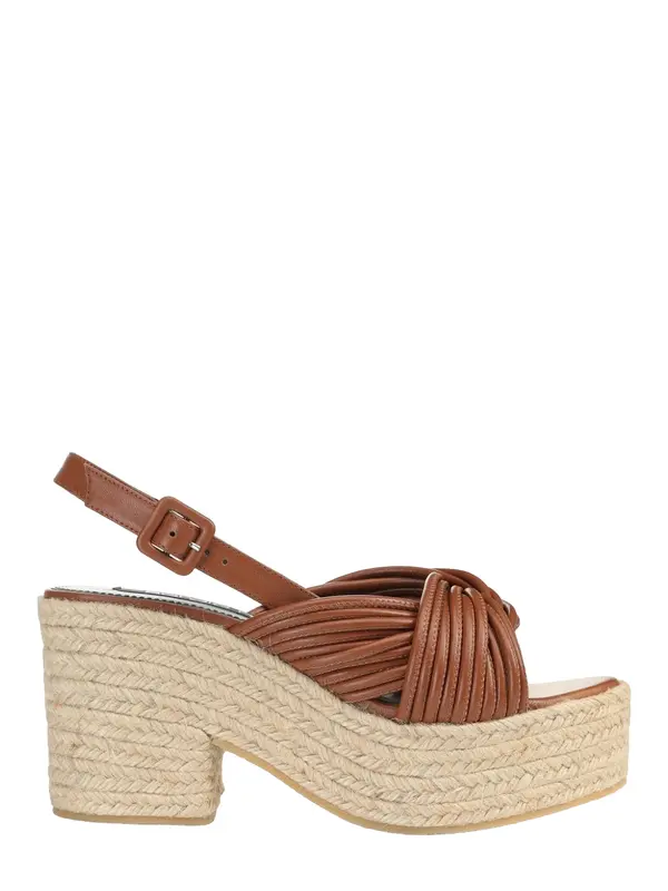SERGIO ROSSI Sr Akida Espadrilles - Brown