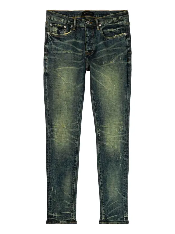 PURPLE BRAND P001 Married Vintage Verdigris Jeans - Blue