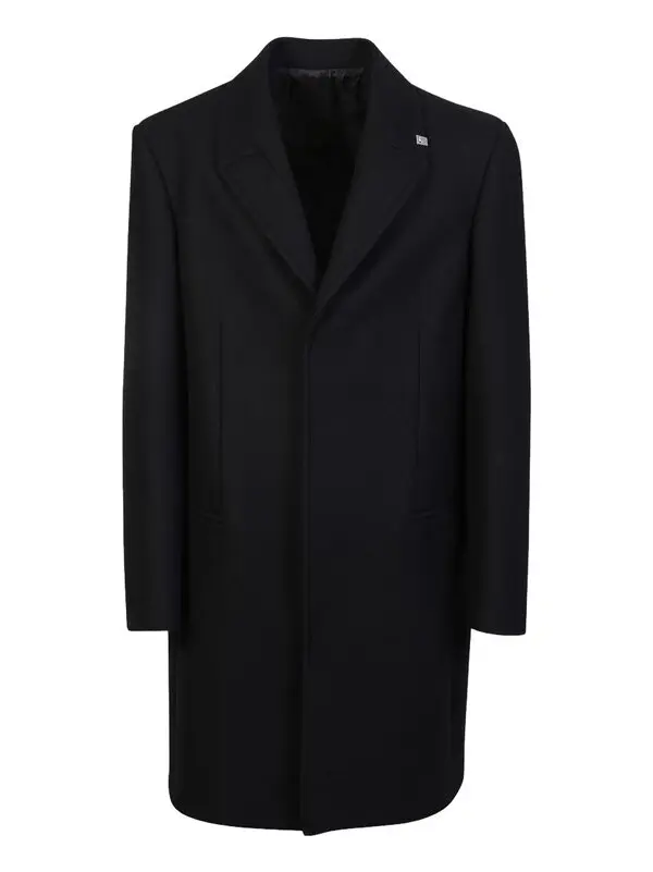 1017 Alyx 9sm Long Wool Coat - Black