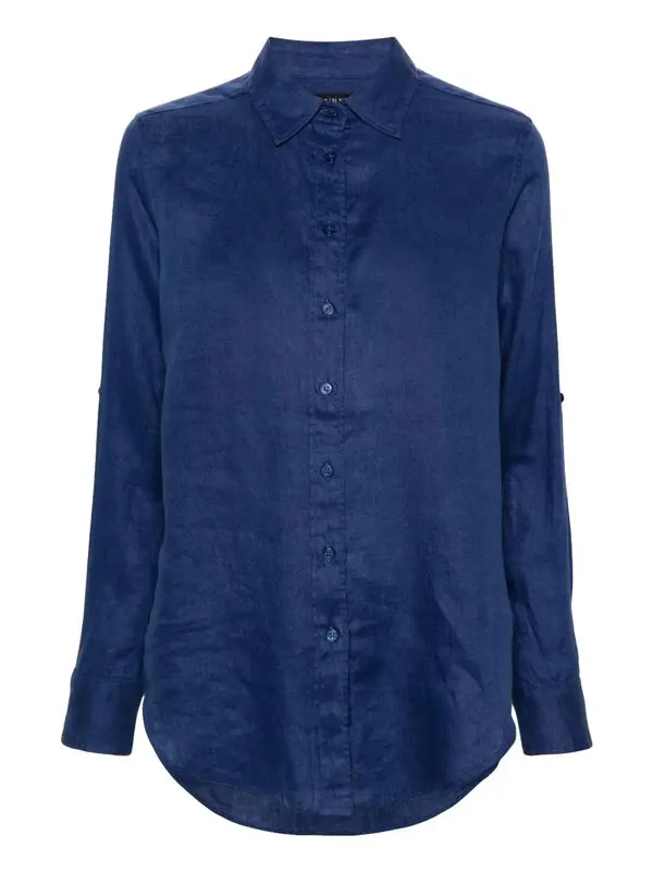 Polo Ralph Lauren Karrie Linen Shirt - Blue