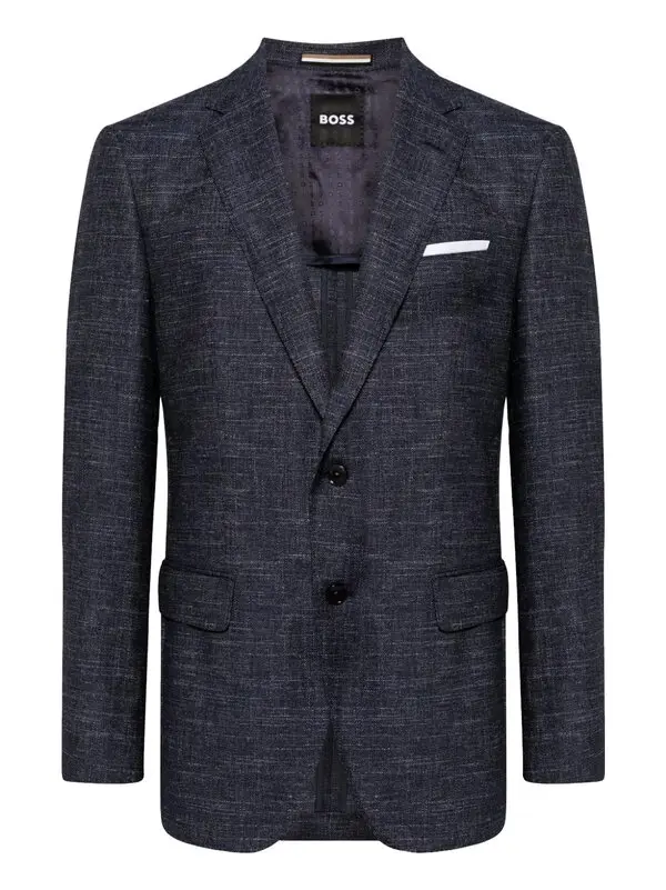 BOSS Single-breasted Blazer - Blue