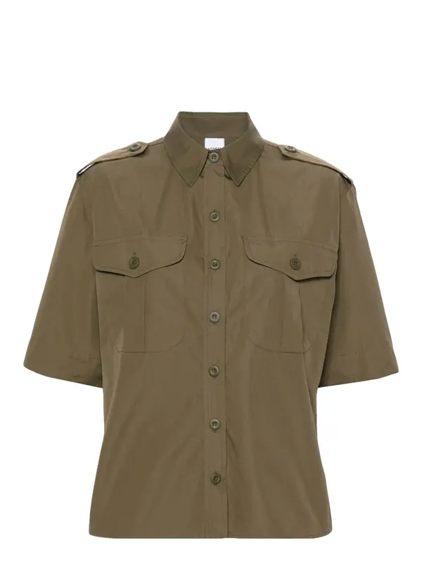 Aspesi Cotton Button-up Shirt - Green