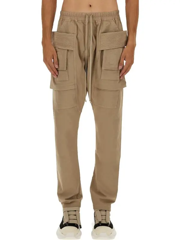 Rick Owens Cretch Cargo Pants - Beige
