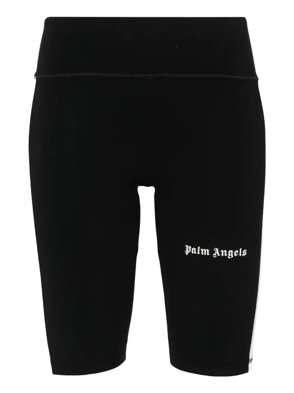Palm Angels Cyclist Track Shorts - Black
