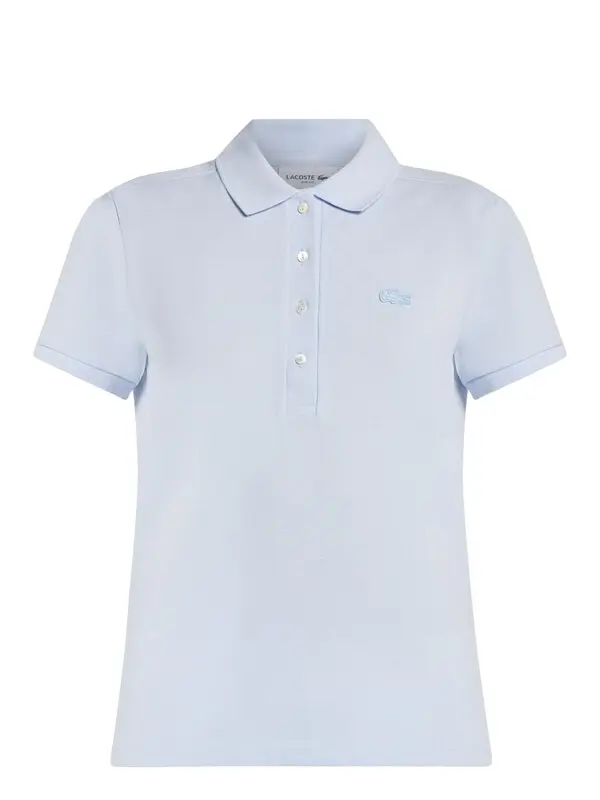 Lacoste Logo-appliqué Polo Shirt - Blue