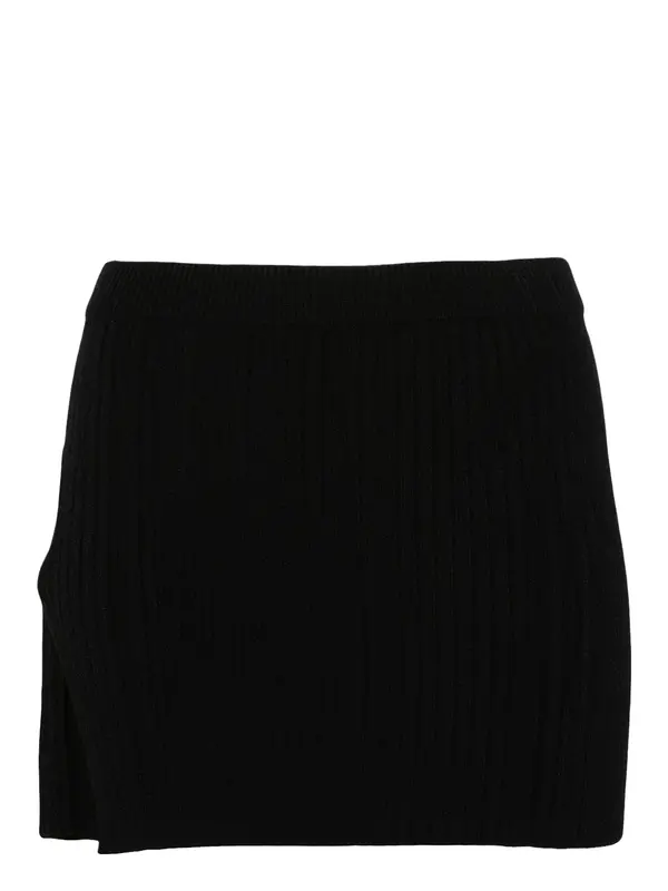MISBHV Knitted Mini Skirt - Black