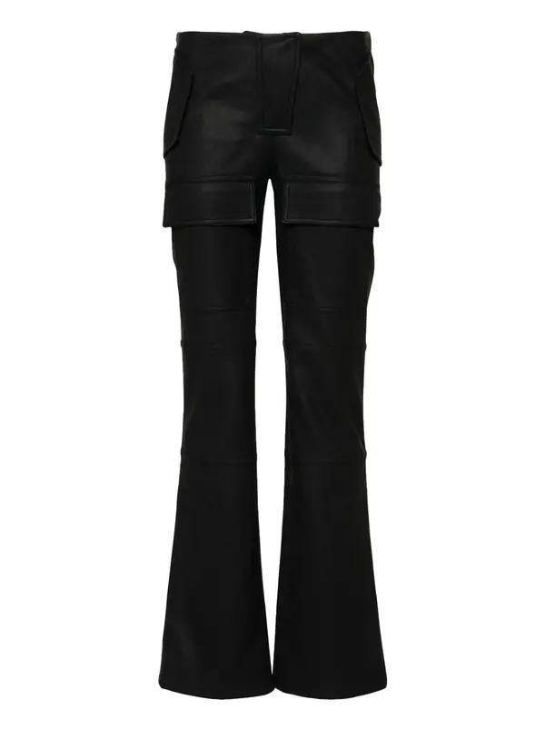 MISBHV Flared Cargo Trousers - Black