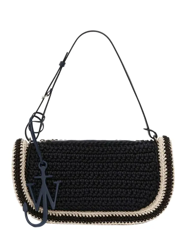 JW Anderson Bumper 15 Crochet Shoulder Bag - Blue