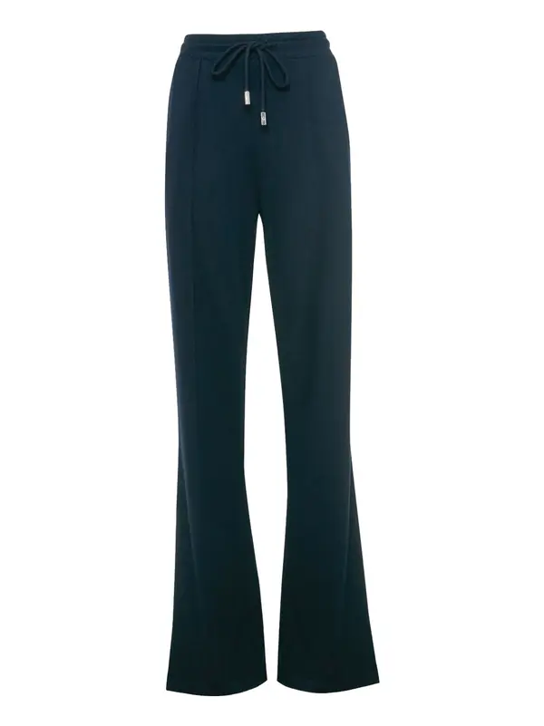 JW Anderson Slim-cut Flared Track Pants - Blue