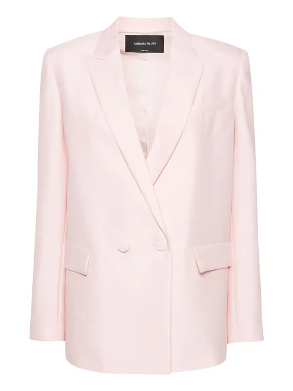 Fabiana Filippi Double-breasted Blazer - Pink