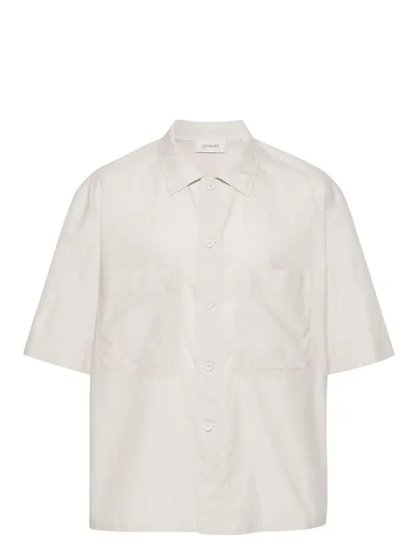 LEMAIRE Spread-collar Shirt - Neutrals