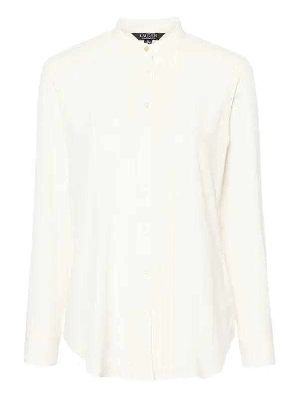 Ralph Lauren Heiberly Crepe Shirt - Neutrals