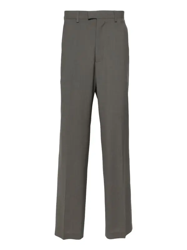 MAISON MARGIELA Pressed-crease Straight-leg Trousers - Brown