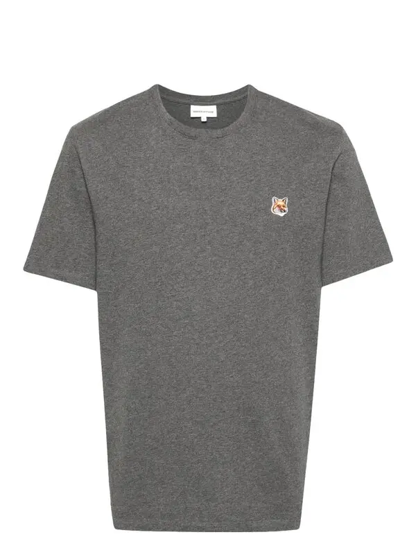 Maison Kitsuné Bold Fox Head Cotton T-shirt - Grey