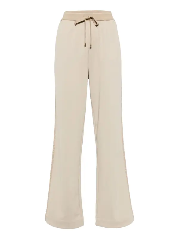 Lorena Antoniazzi Cotton-blend Track Pants - Brown