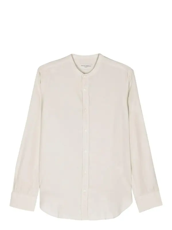 Officine Générale Gaspard Lyocell Shirt - Neutrals